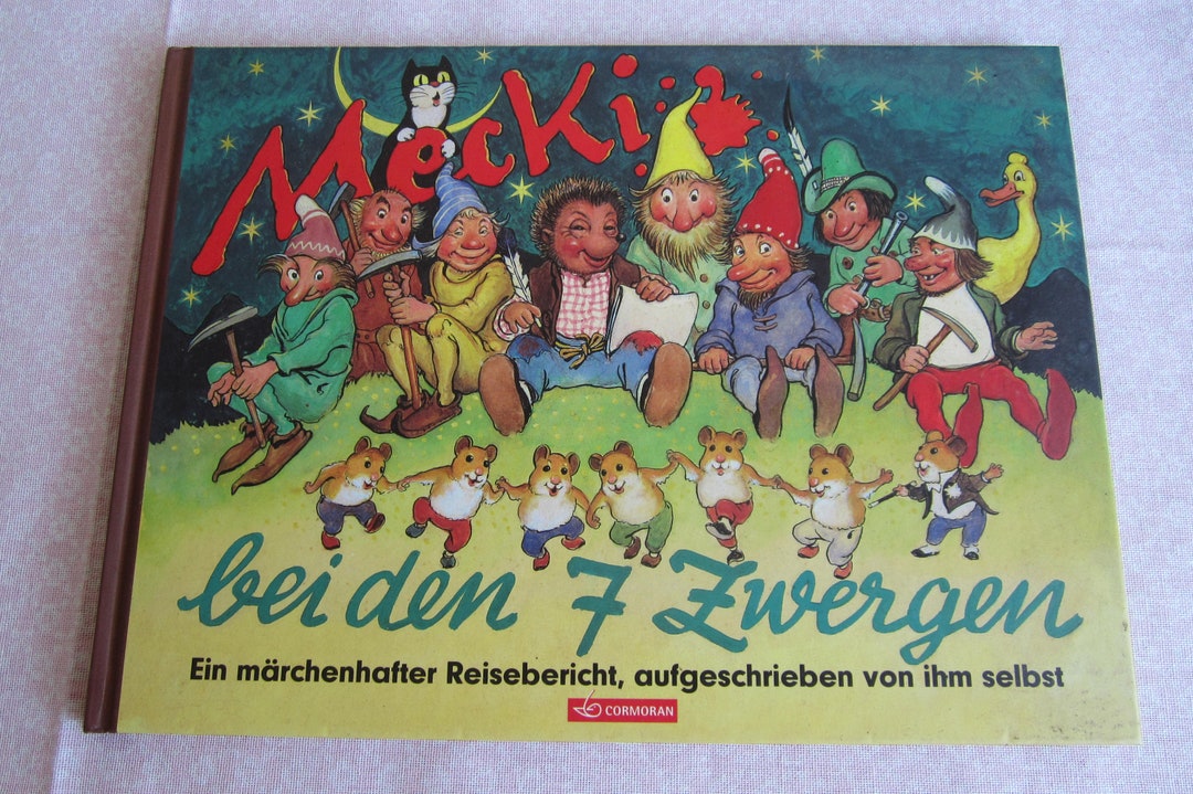 Vintage Kinderbuch Vorlesebuch ** Mecki bei den 7 Zwergen ** - Etsy.de
