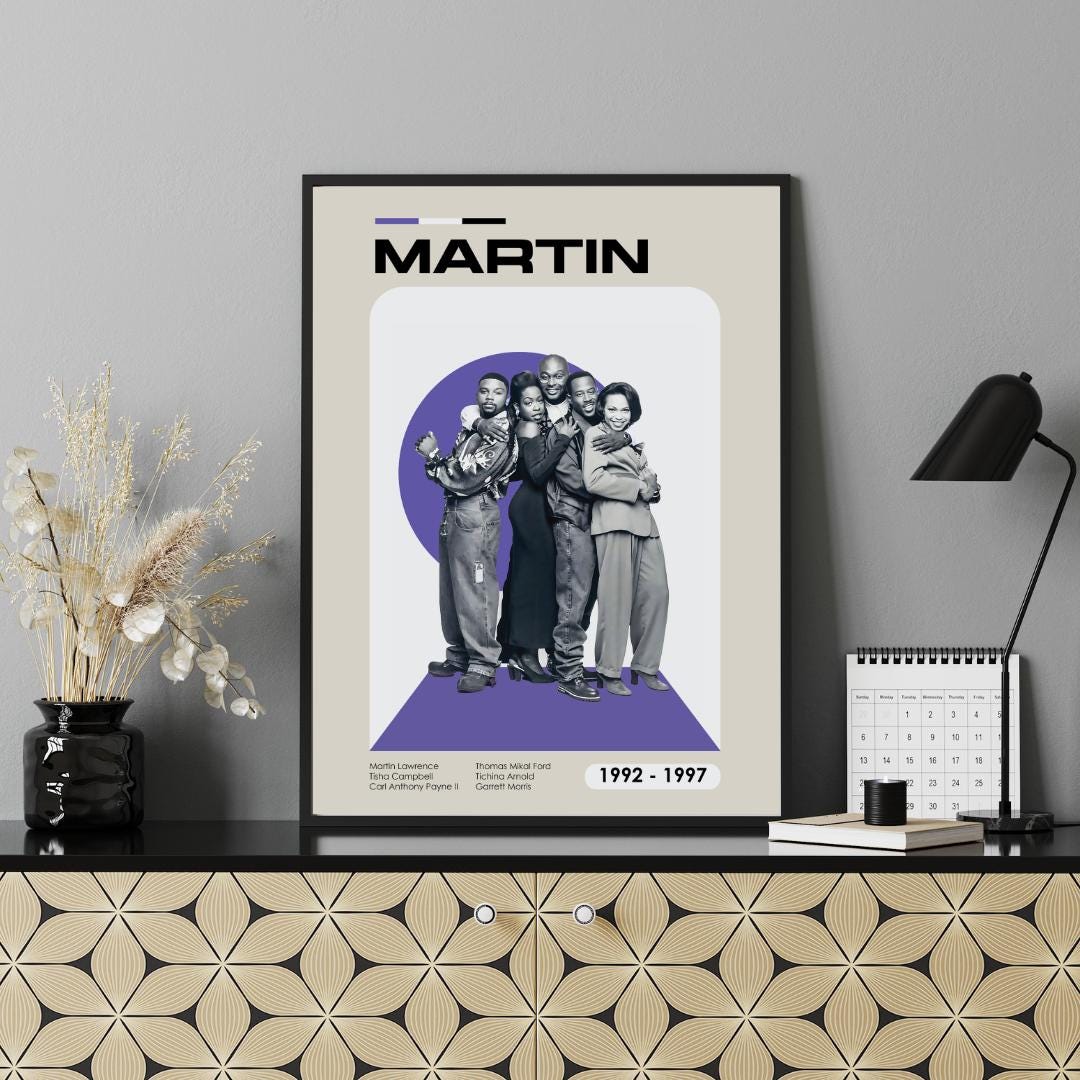 Martin - 1992 - Sitcom Digital Art Print | Wall Prints | Room Decor - Etsy