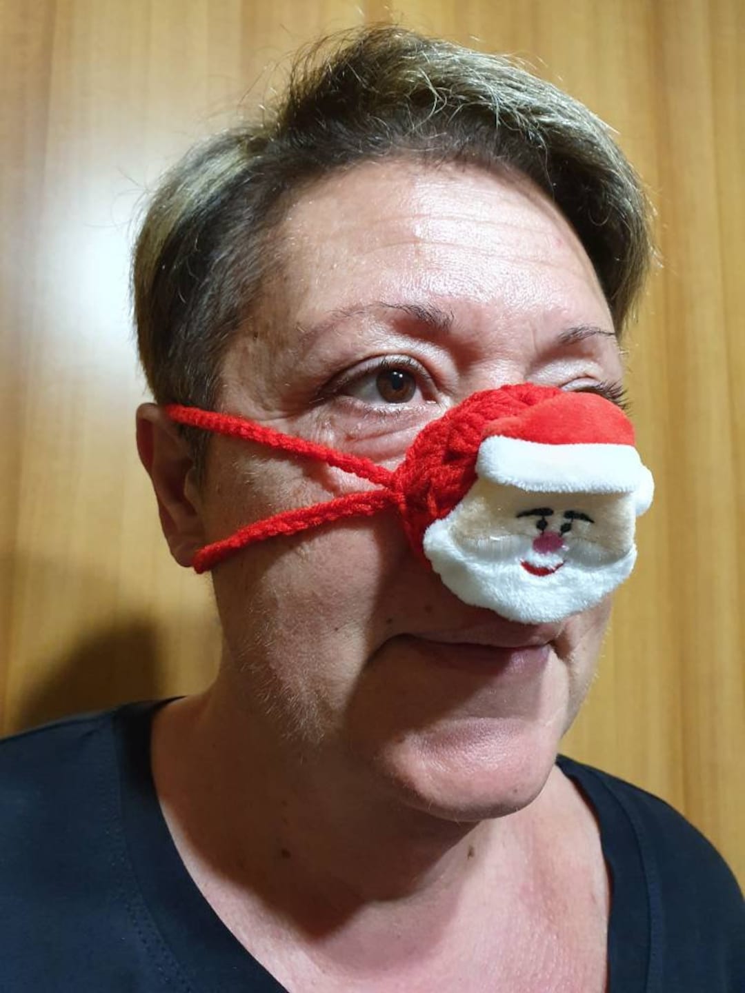 Santa Claus Nose Warmer, Christmas Nose Warmer, Fun Christmas Gift ...