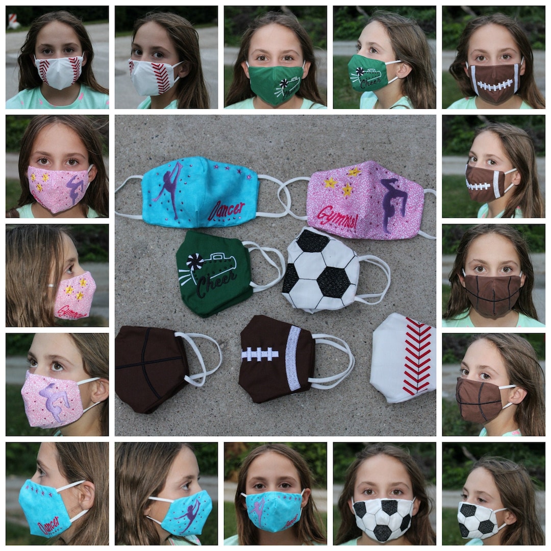 DIGITAL PRODUCT in the Hoop Face Masks Sports Designs Machine ...