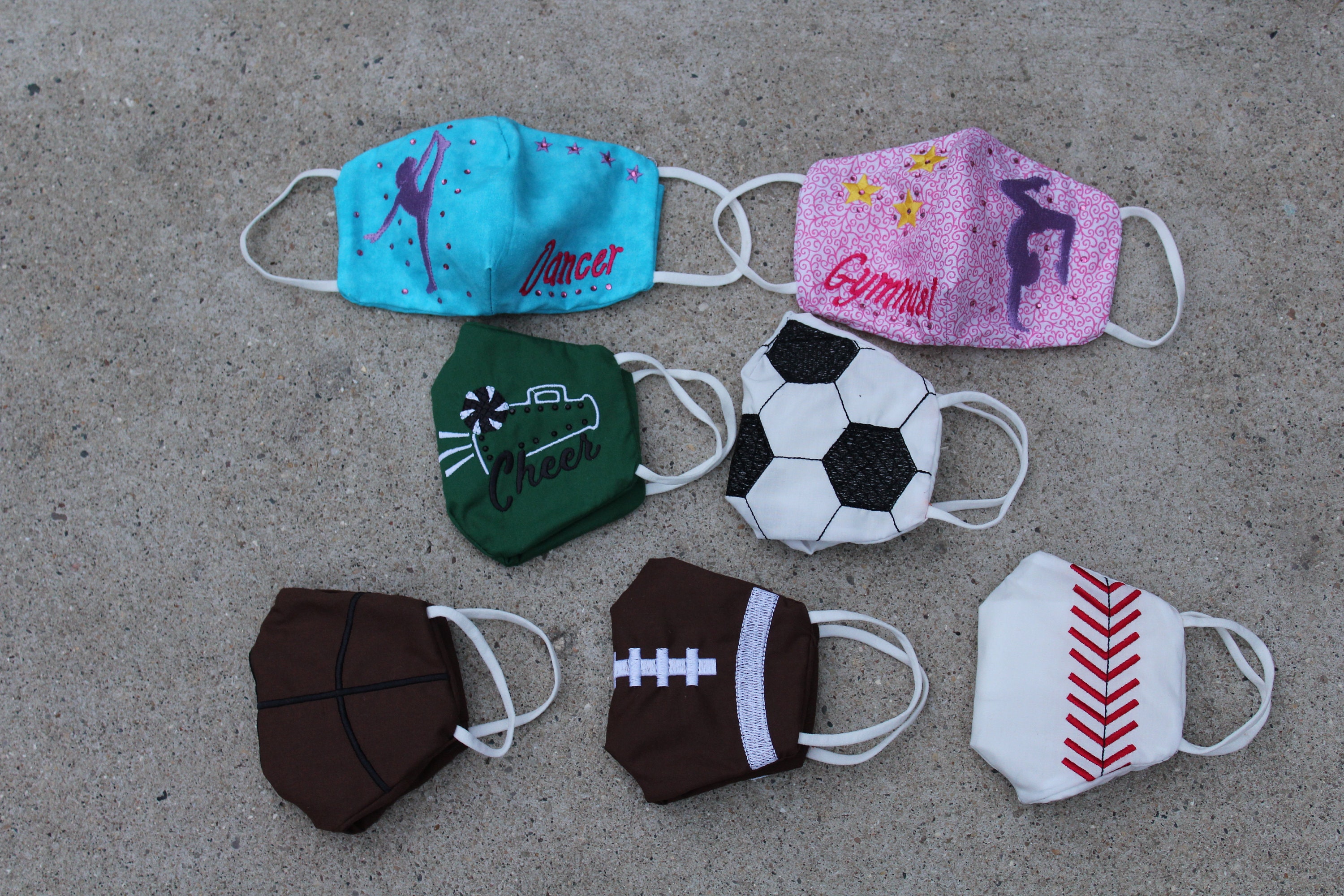 DIGITAL PRODUCT in the Hoop Face Masks Sports Designs Machine | Etsy