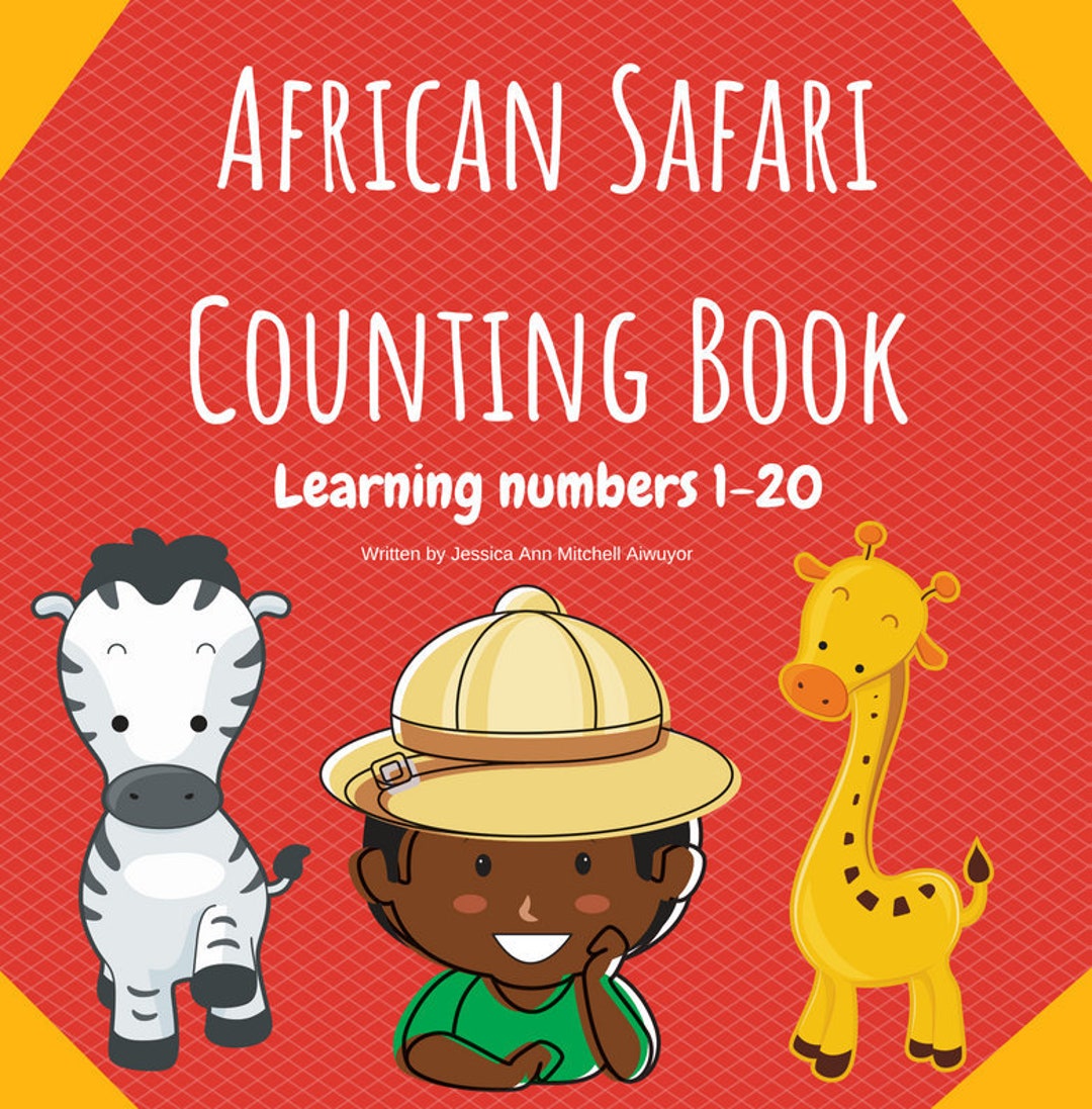 Children's Counting Book 1-20 - African Safari Counting Book - Children ...