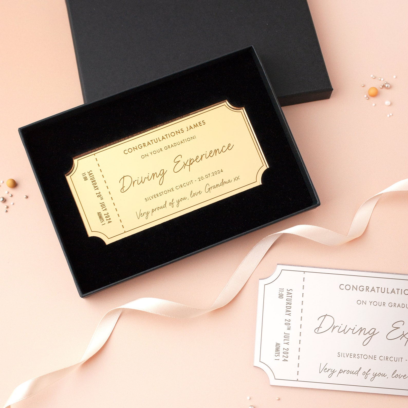 Graduation Gift Voucher Ticket, Any Text, Personalised Graduate ...