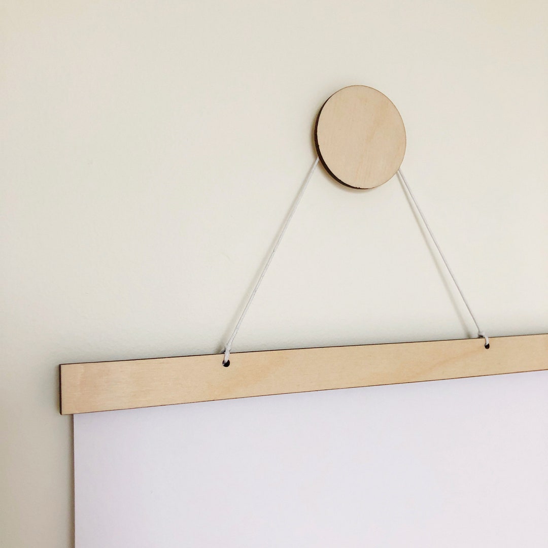 A1 A2 A3 A4 A5 Slimline Poster Hanger, 8x10 5x7 Print Hanger, Magnetic ...