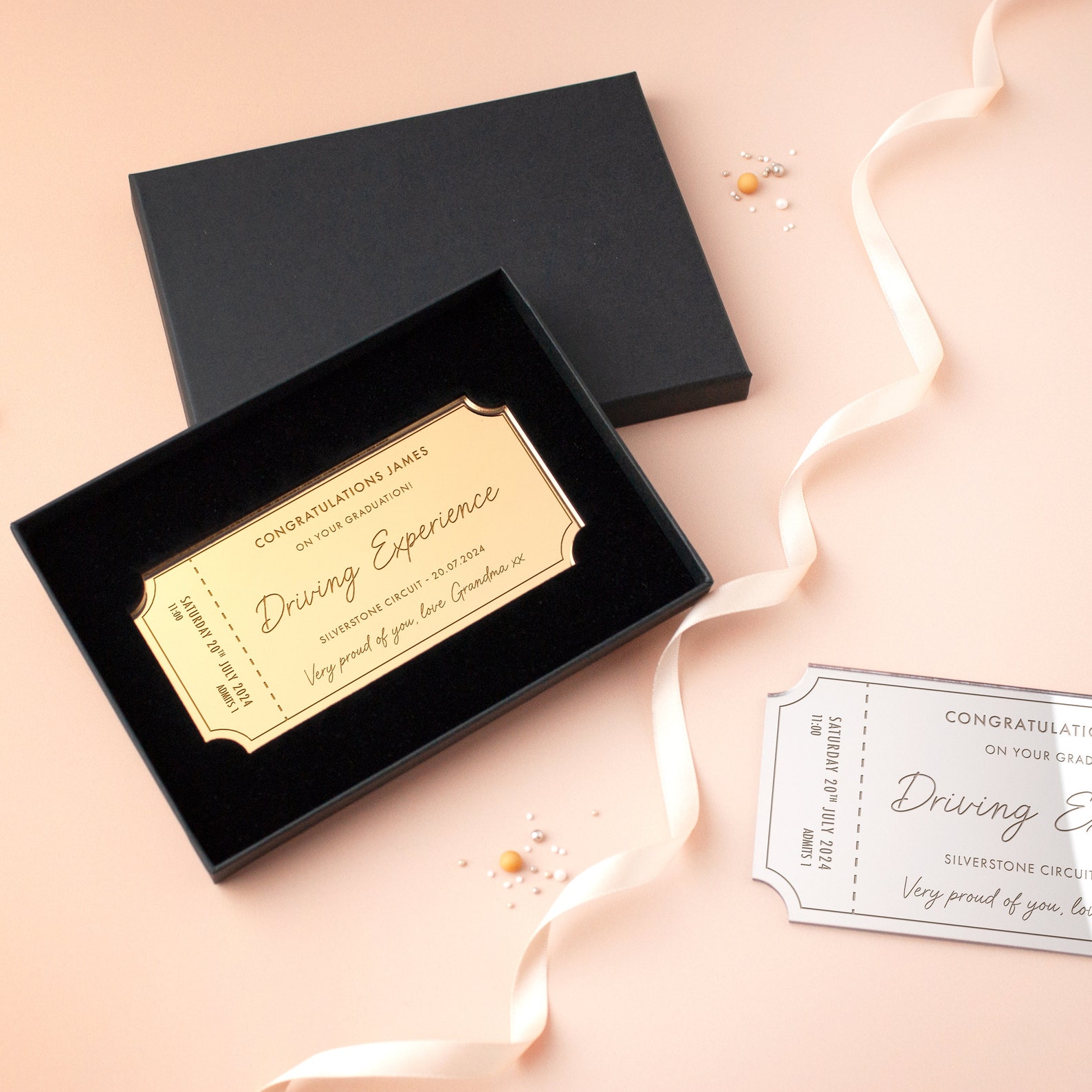 Graduation Gift Voucher Ticket, Any Text, Personalised Graduate ...