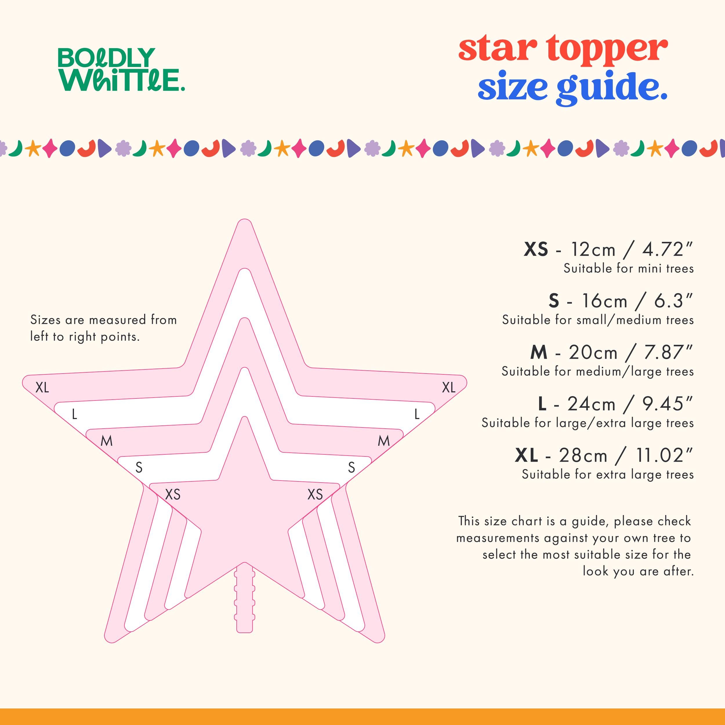 Christmas Tree Topper Star, Engraved Tree Topper, Scandi Christmas ...