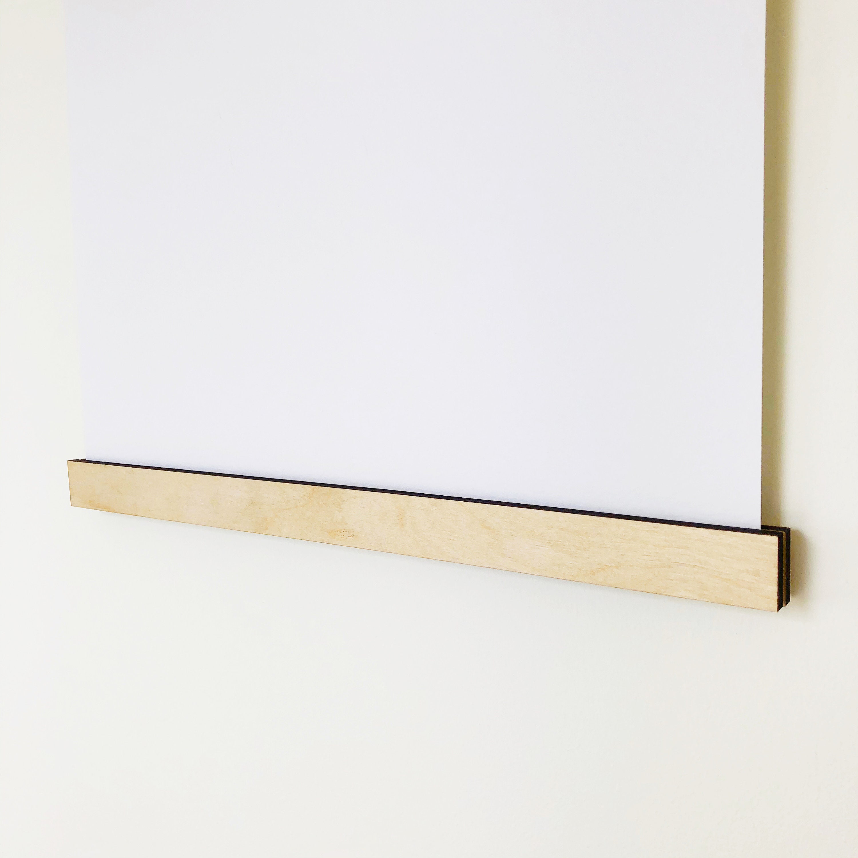 Wooden Poster Hanger Print Hanger Poster Frame Magnetic | Etsy