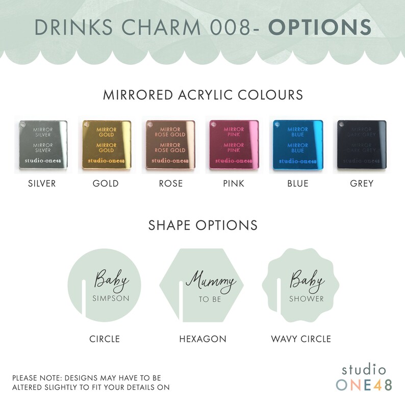 Personalised Baby Shower Name Tag for Glass Mummy to Be Gift - Etsy