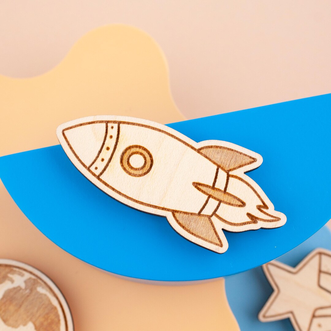 Rocket Wall Hook, Space Theme Self Adhesive Wall Hook, Kids Hook, Print ...