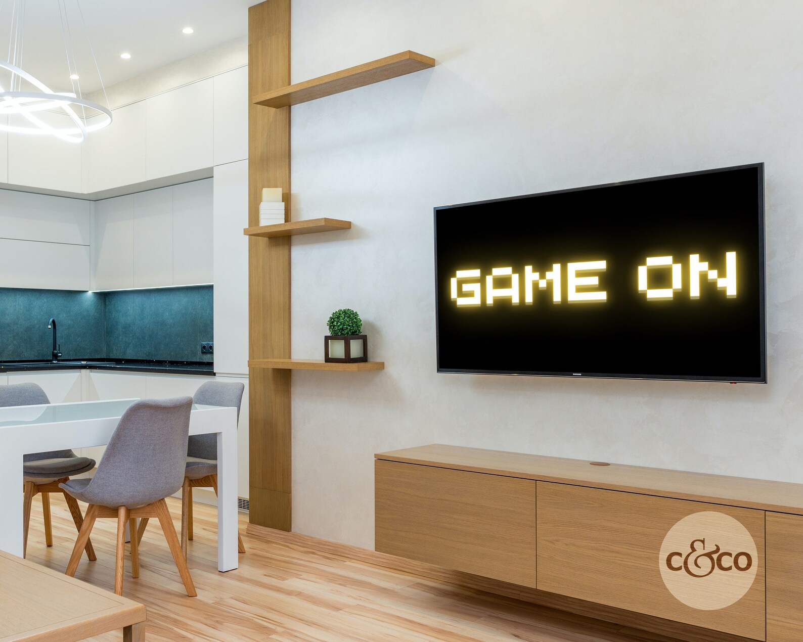 Game on Neon Sign for the Samsung Frame TV 4k | Gaming | Gamer | Modern ...