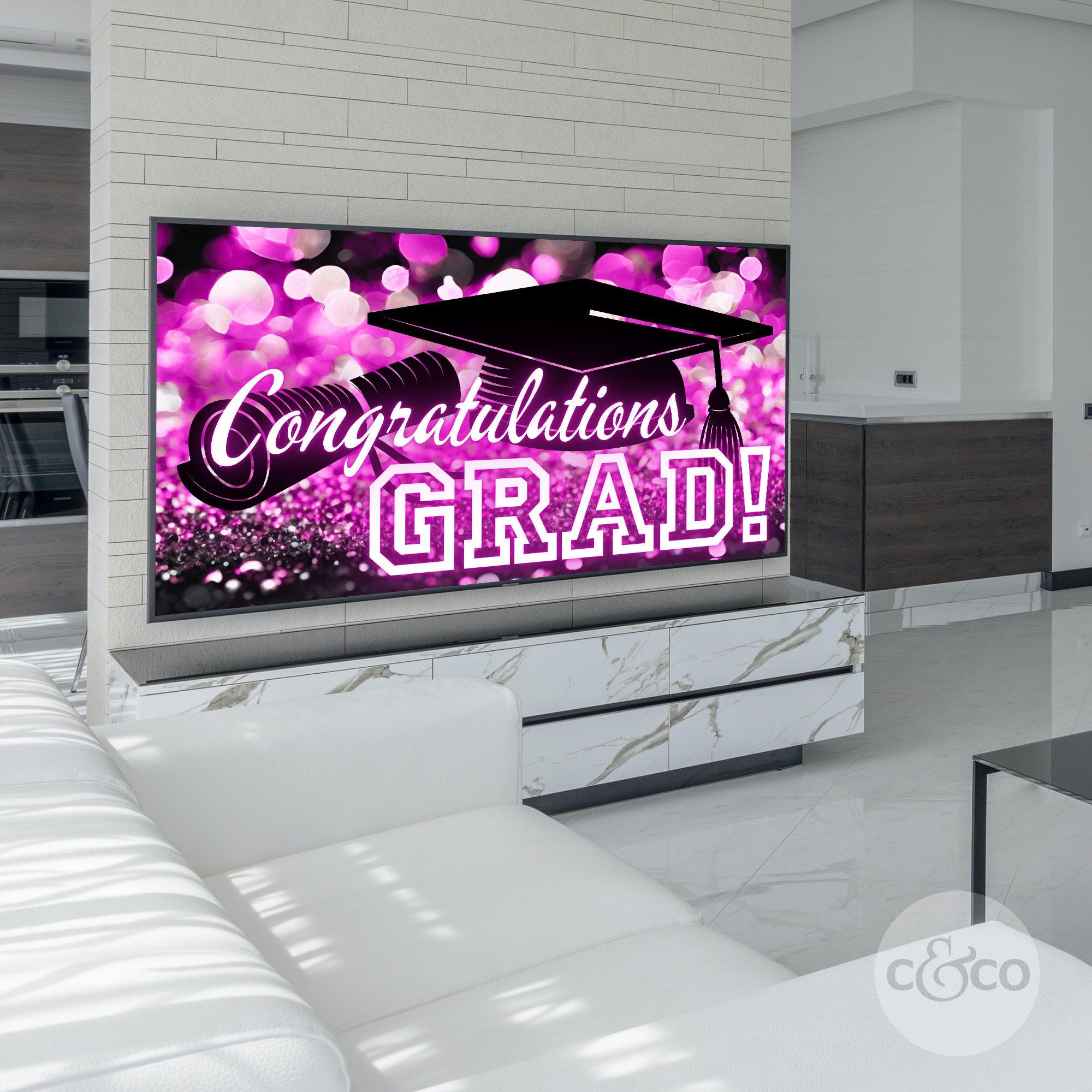 Frame TV Congratulations Grad Sign for the Samsung TV 4k Downloadable ...