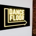 Frame TV Art Neon Dance Floor Digital Sign for the Samsung Frame Tv 4k ...