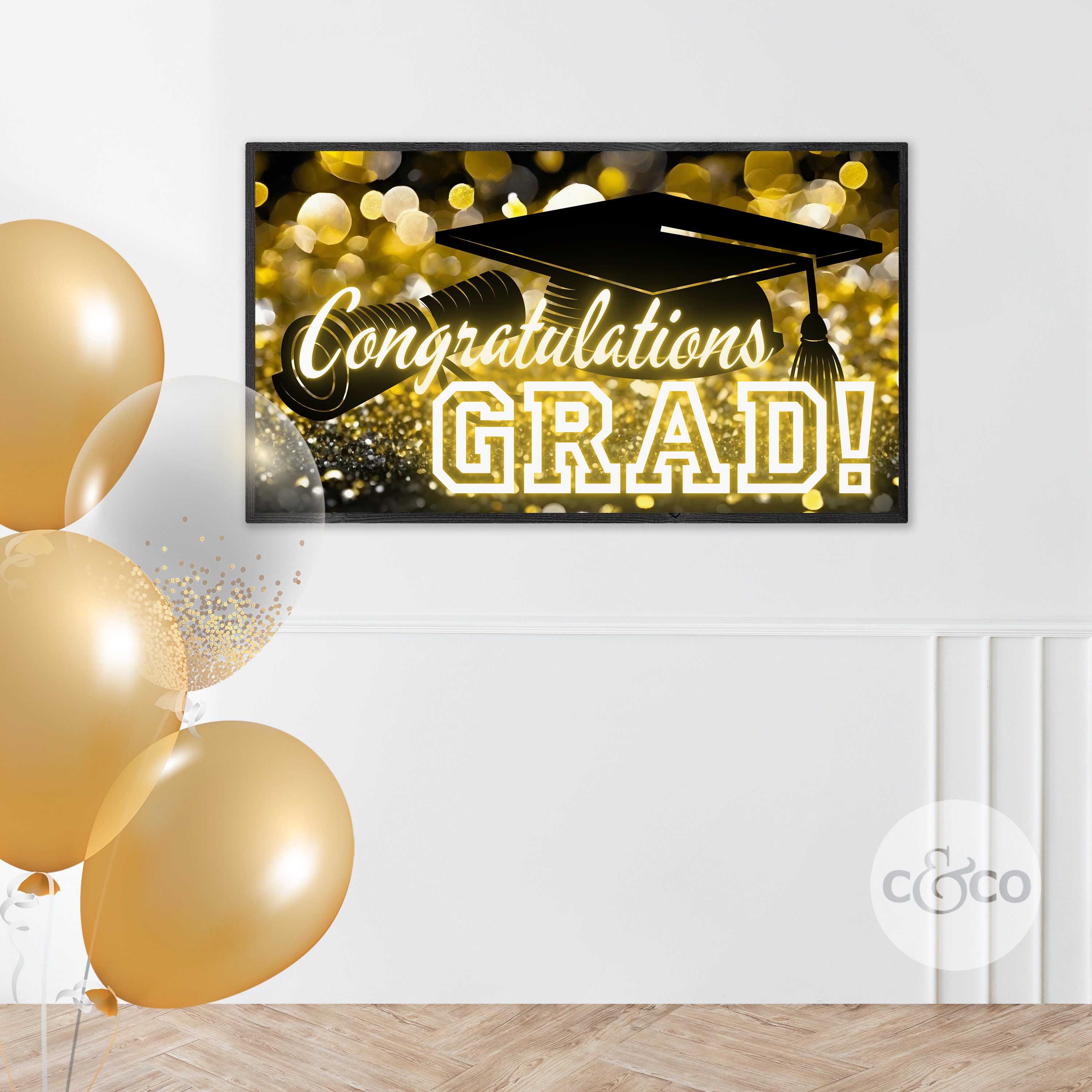 Frame TV Graduation Congratulations Sign for Samsung 4k Downloadable ...