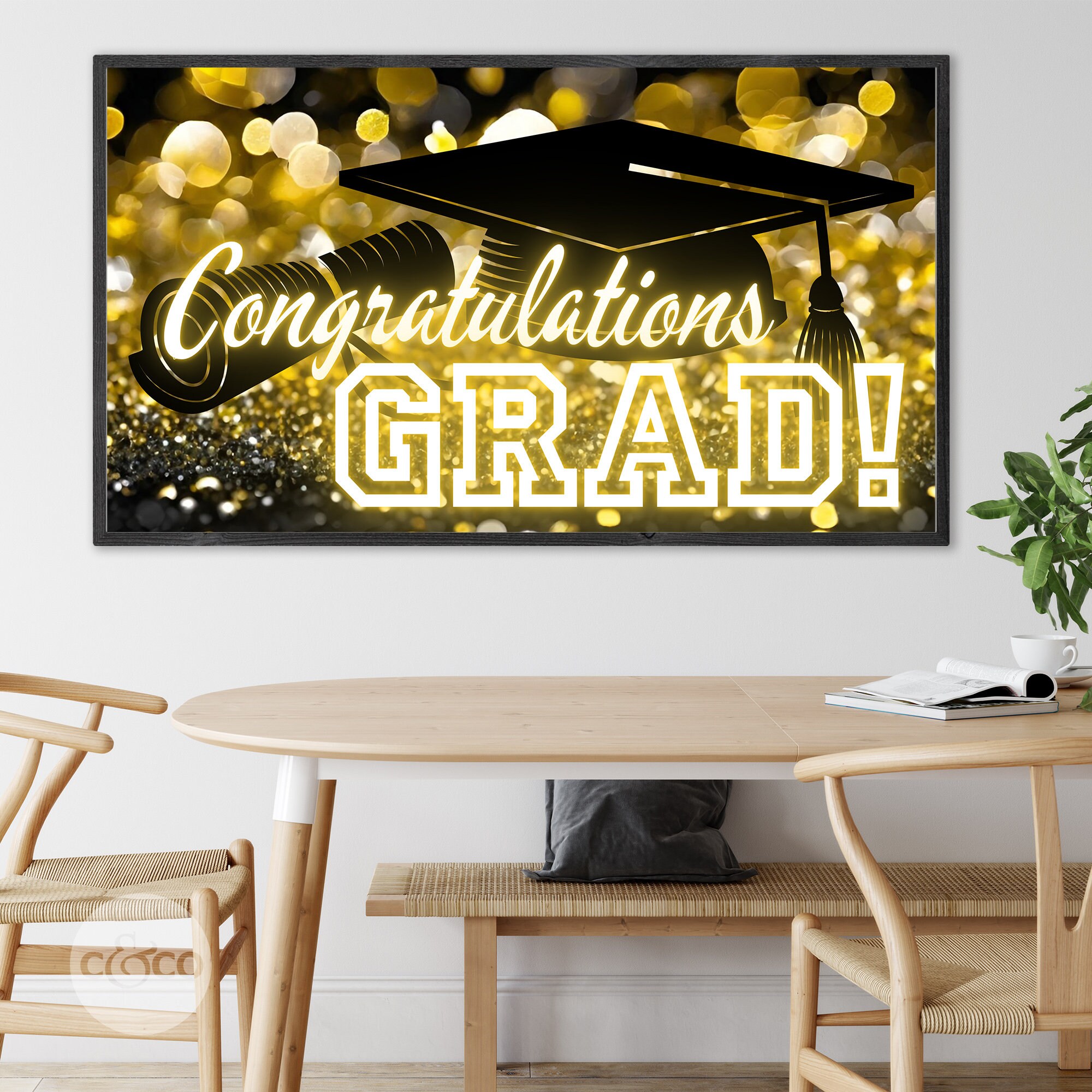 Frame TV Graduation Congratulations Sign for Samsung 4k Downloadable ...