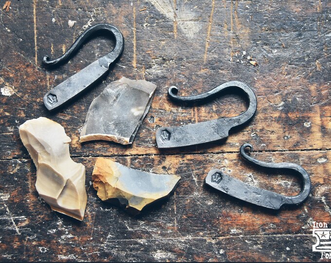 Flint and Steel Firestarting Kit Handforged USA Made High Carbon Steel ...
