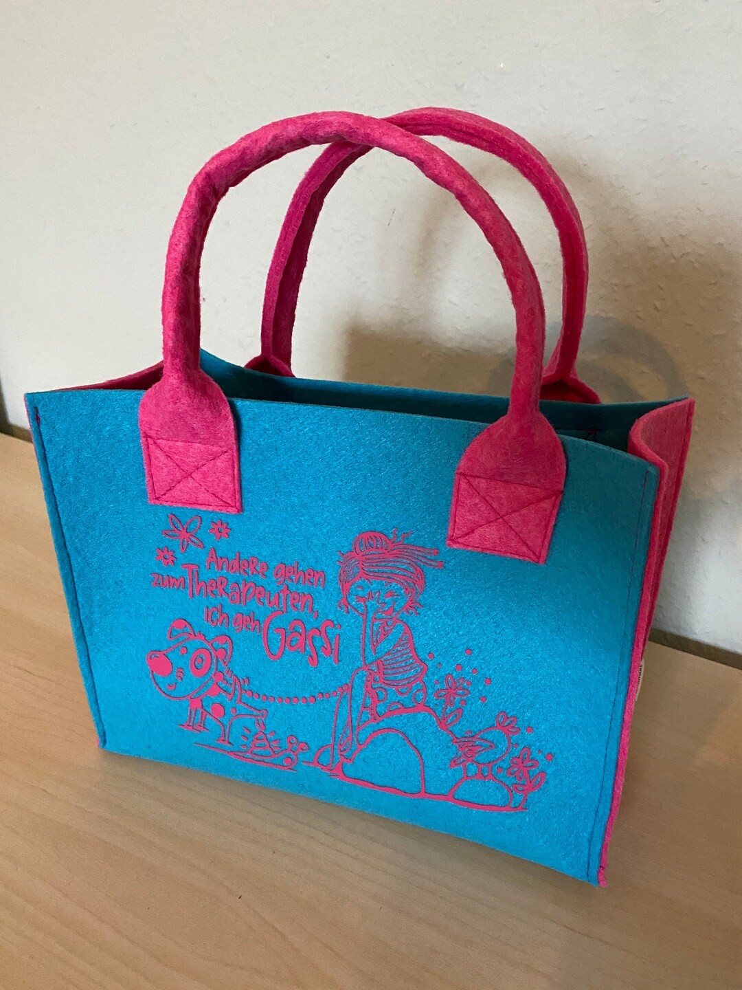 Small Bag Made of Felt With Saying for Dog Lovers - Etsy