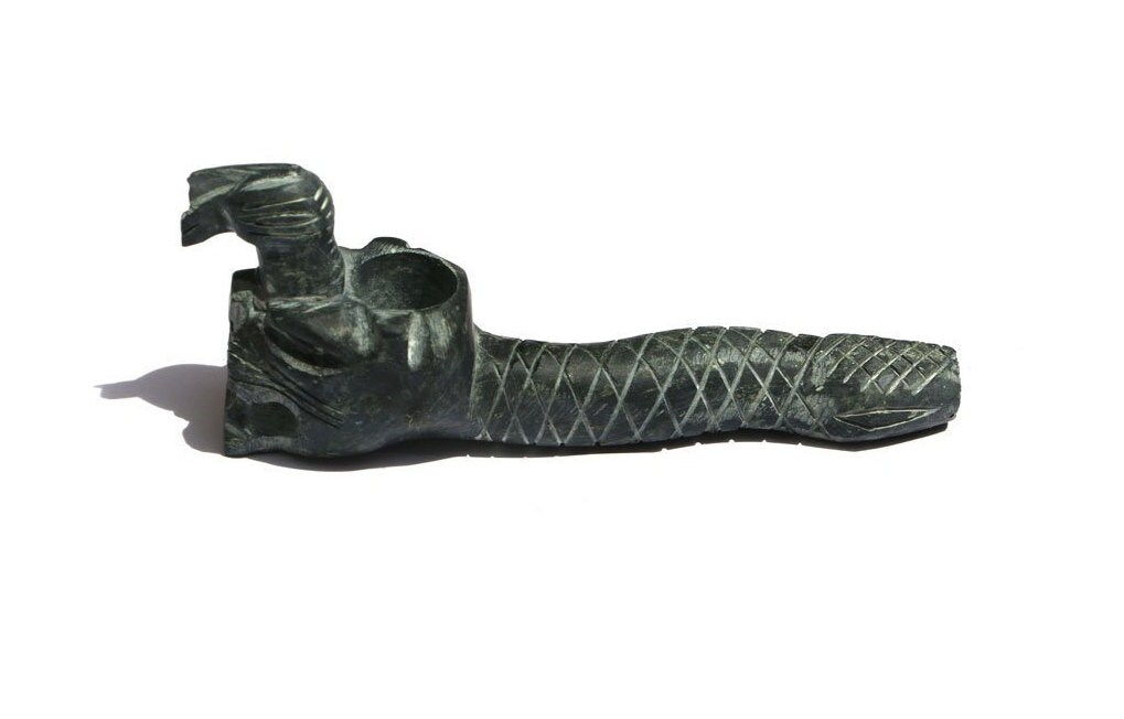 Stone pipe handcarved from puma condor snake cusco | Etsy