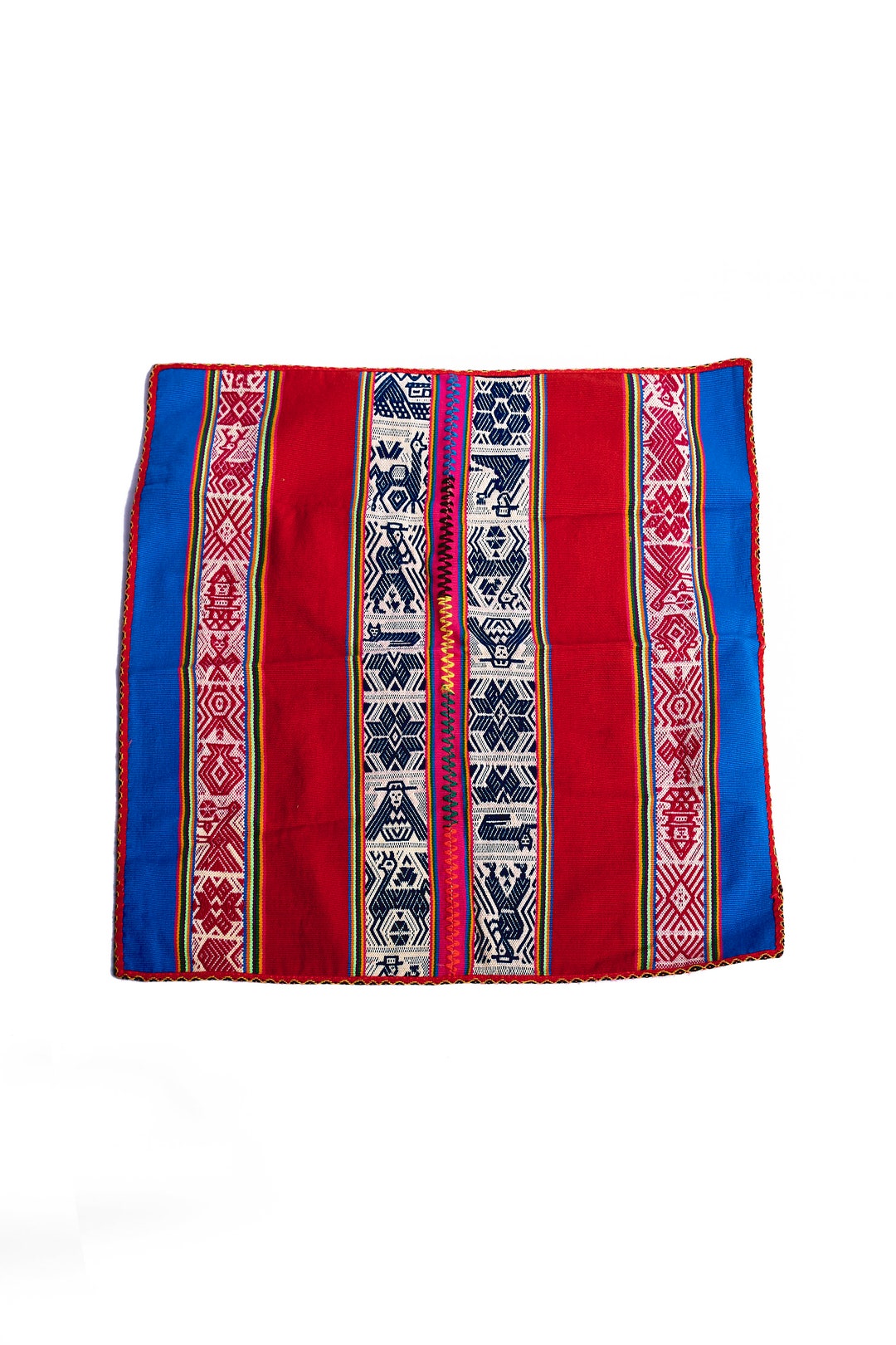 Altar Cloth Mastana Shaman Embroidered Made by Native Andean From Peru ...