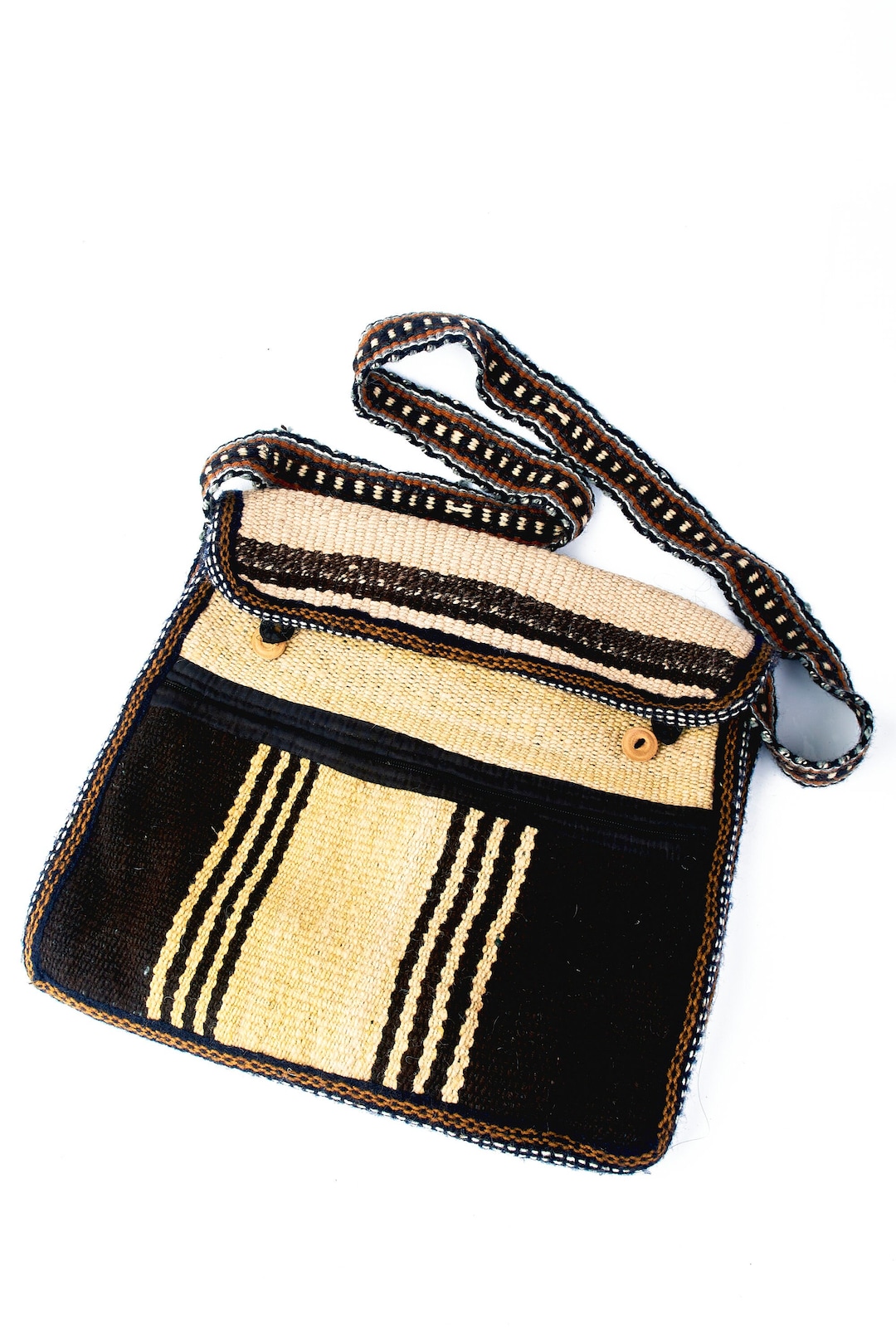 Bag Textile Embroidered Bag Made by Native Andean From Peru - Ancient ...