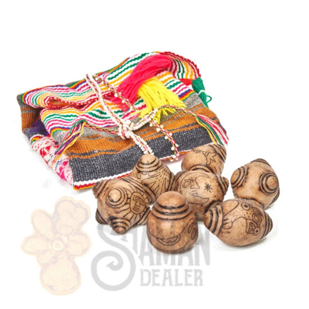 Chumpi Stones Hand Carved Khuyas Alabaster Stones Peruvian Shaman 7 ...