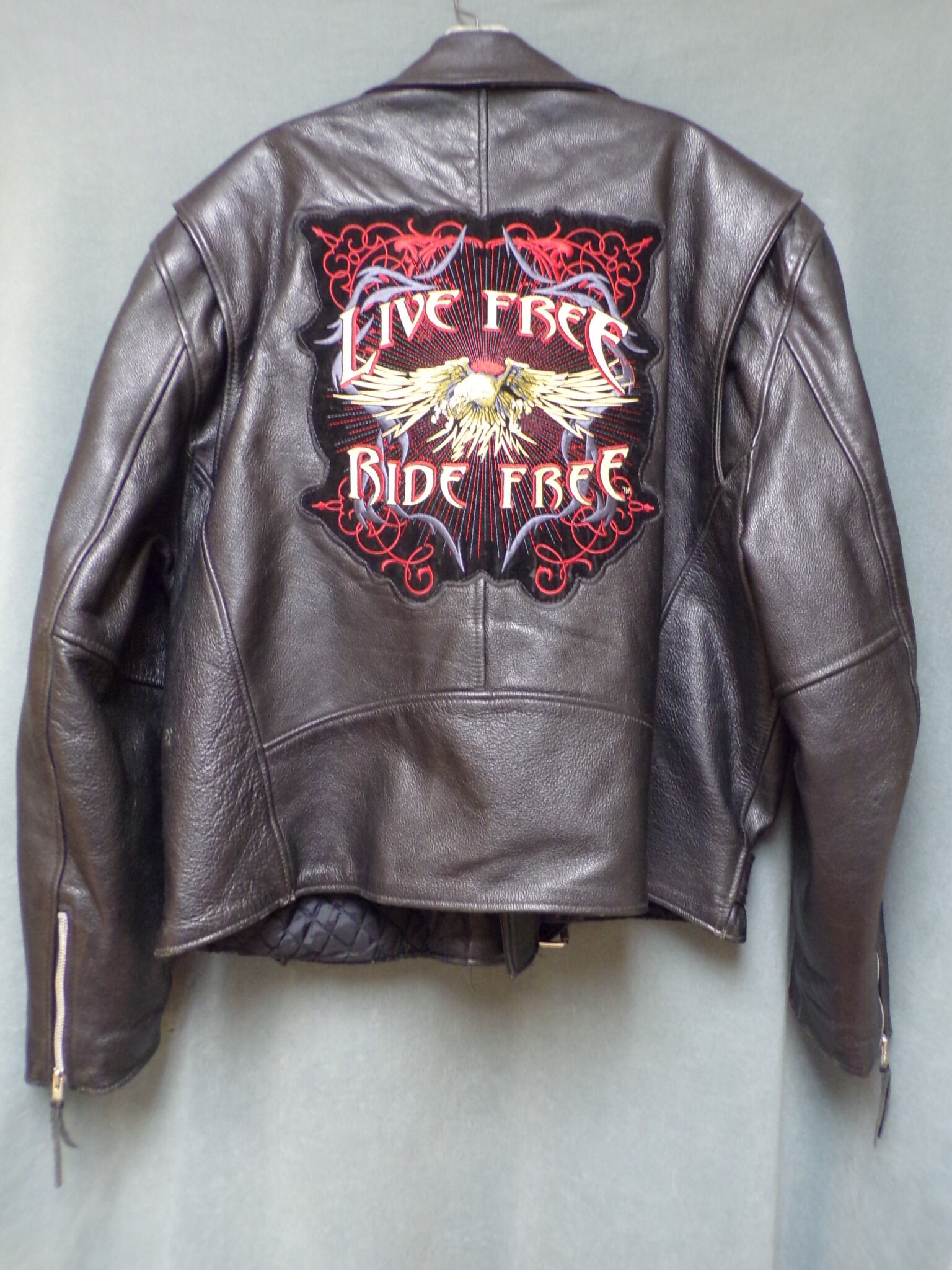 FMC Classic Black Leather Motorcycle Jacket Lined Men's Size 52 - Etsy