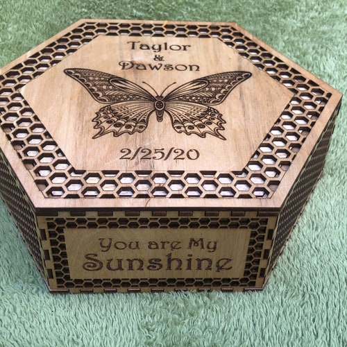 Personalised / Personalized Large to Small Wooden Boxes Plain | Etsy UK