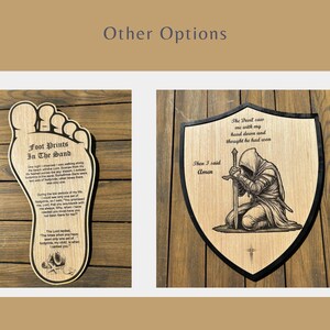 Armor of God Wall Art - Wooden Shield Christian Decor for Your Church ...