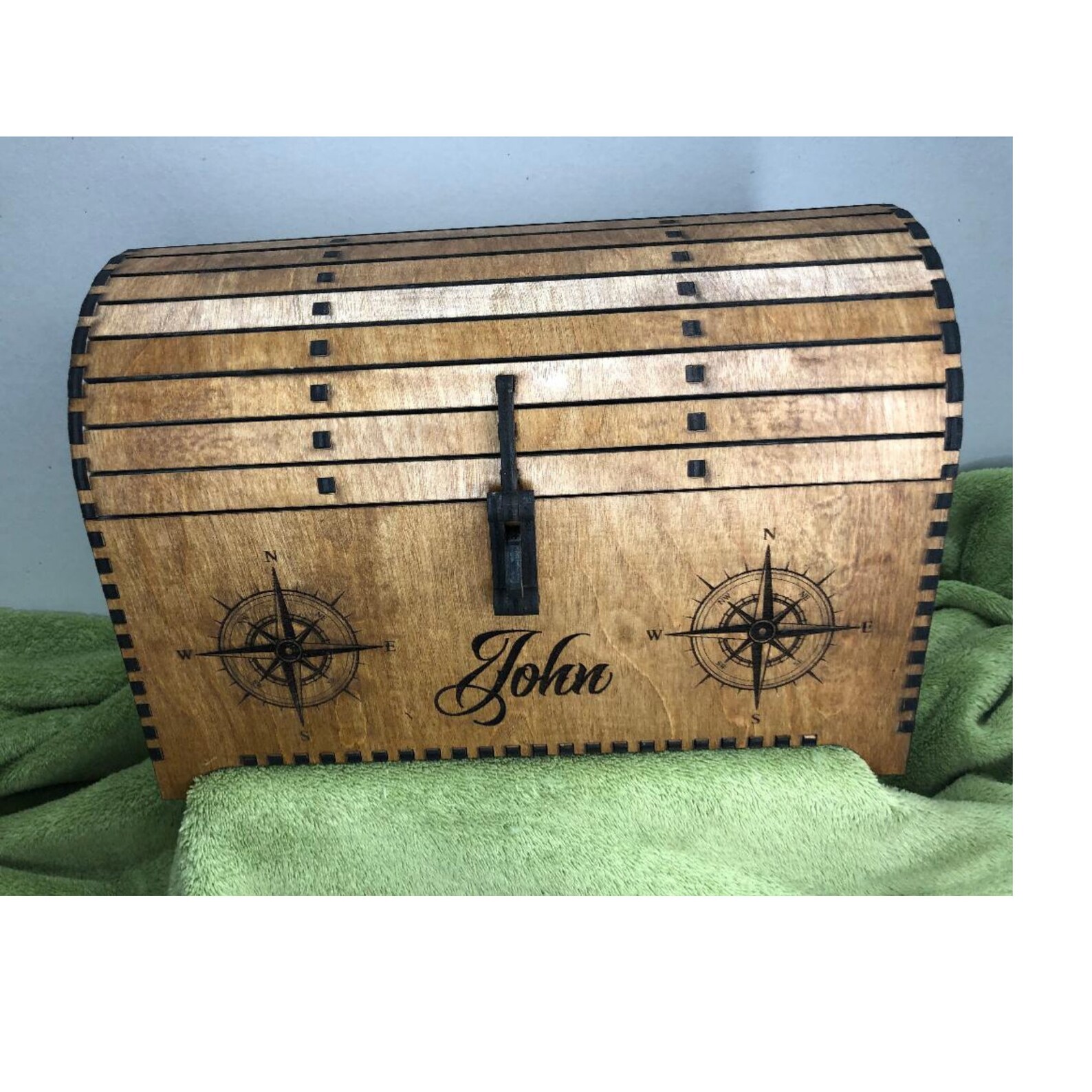 Hand Made Personalized Kids Treasure Chest Trinket | Etsy