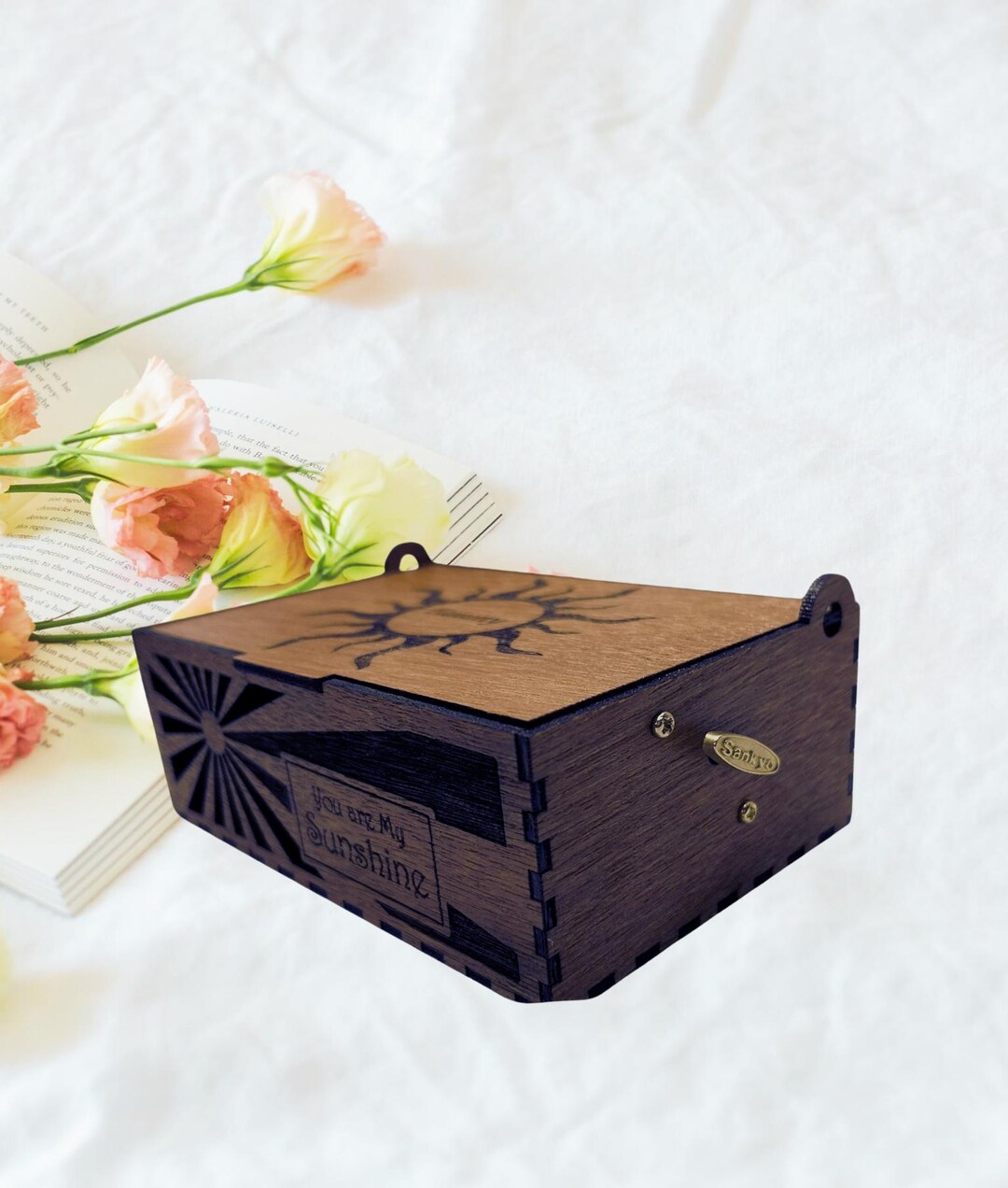 Personalized "you Are My Sunshine" Wooden Music Box - Sentimental ...