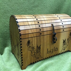 Hand Made Personalized Kids Treasure Chest Trinket | Etsy