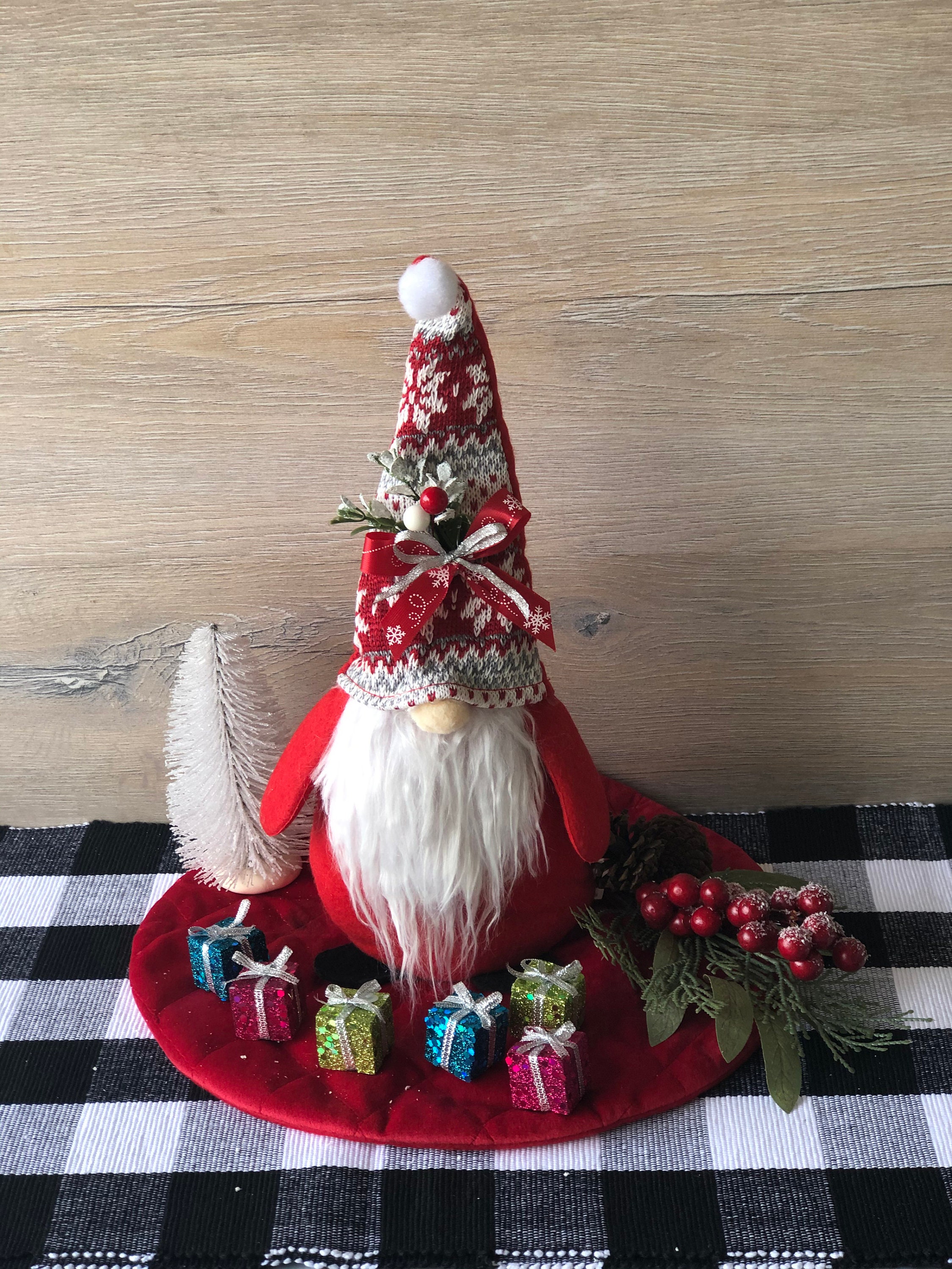 Christmas Gnomes Decor, Gnomes Centerpiece, Winter Gnomes, Cute Gnomes ...