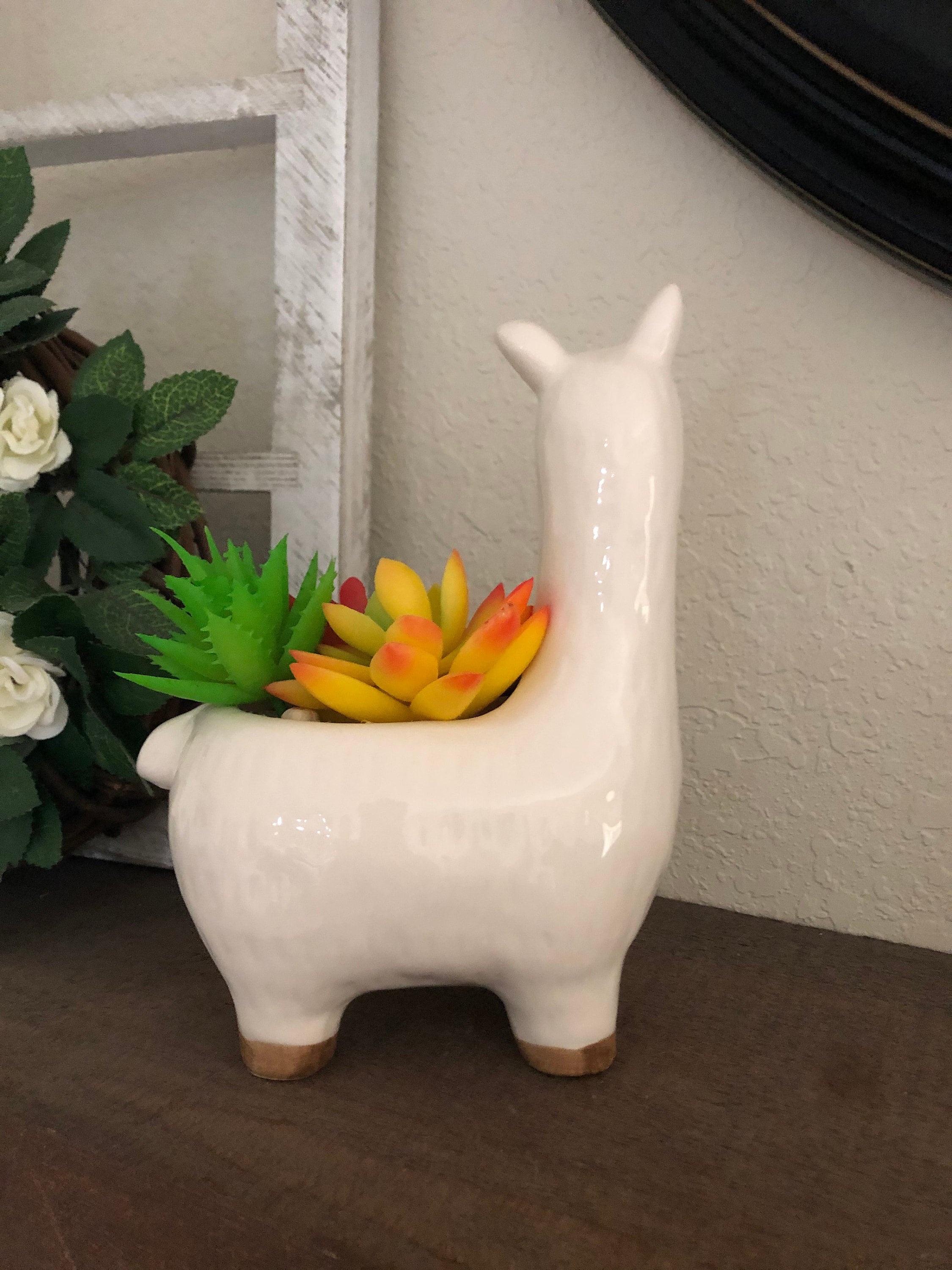 Llama Ceramic Succulent Planter Llama Planter Planter - Etsy UK