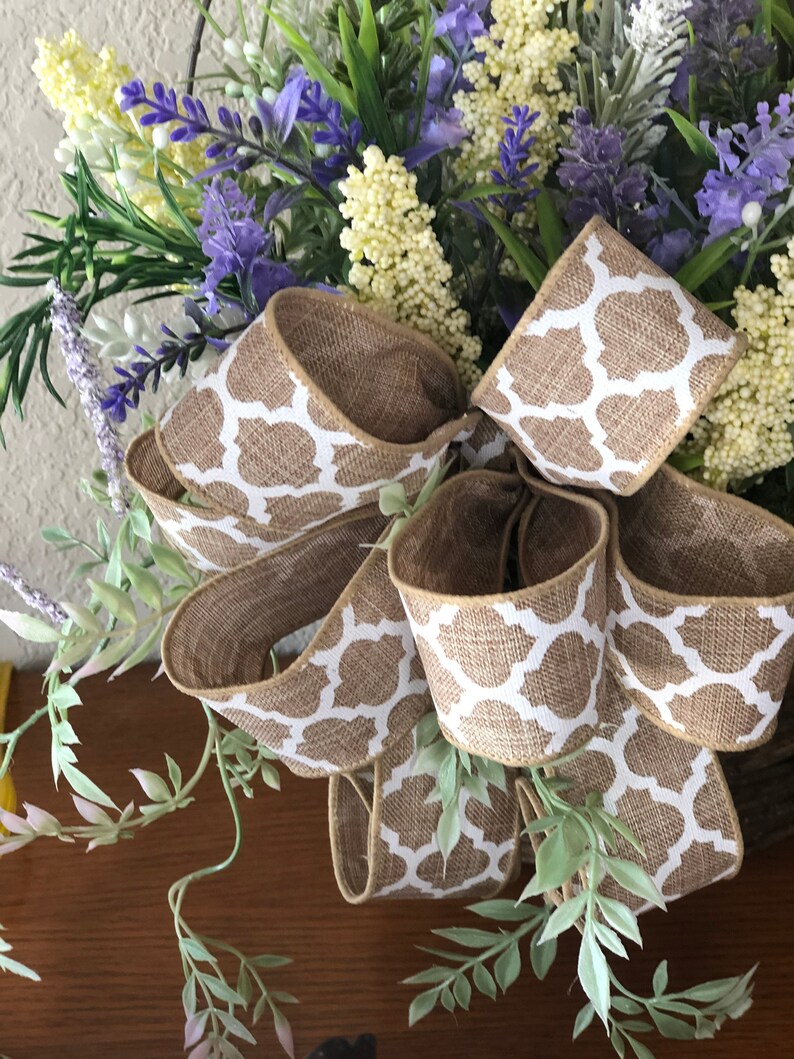 Spring Flower Basket Flower Arrangement Spring Floral Decor - Etsy