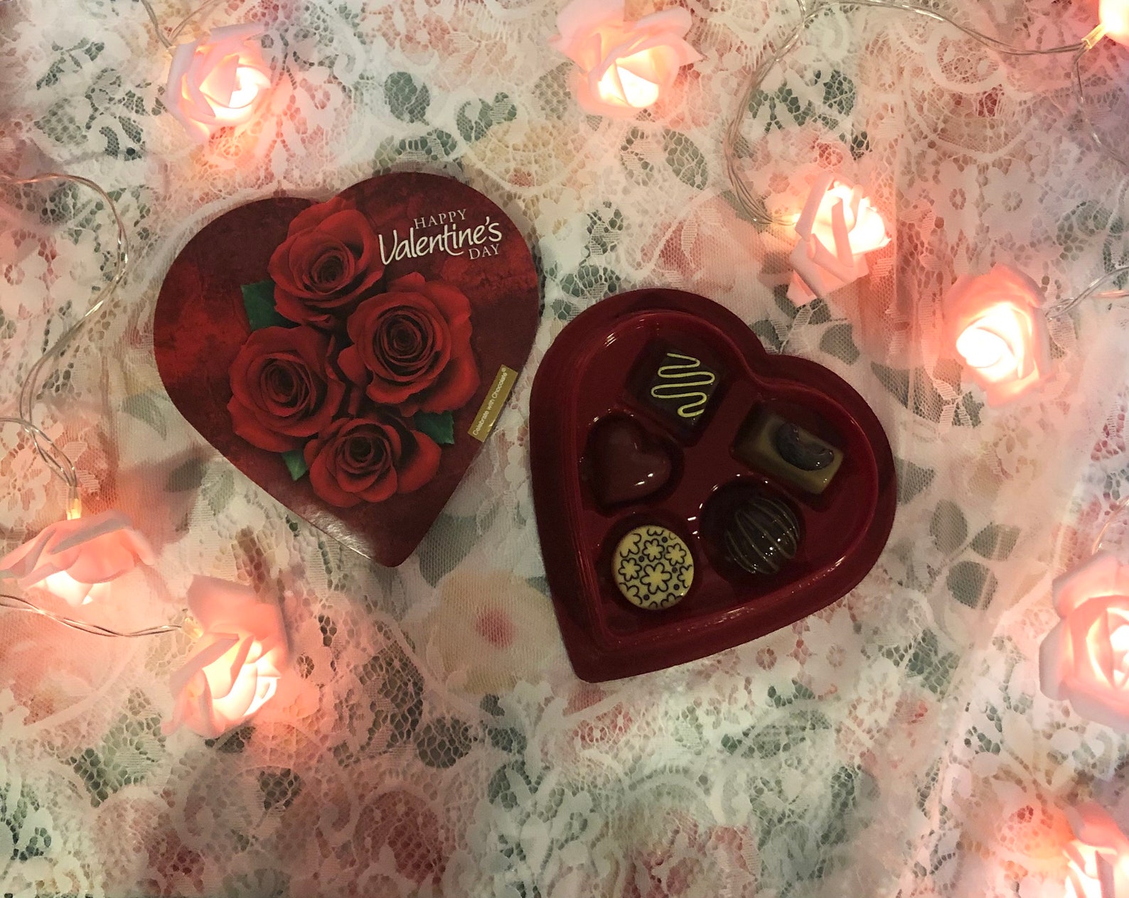 Fake Chocolate Candy Hearts, Chocolate Fake Candy, Valentine Heart ...