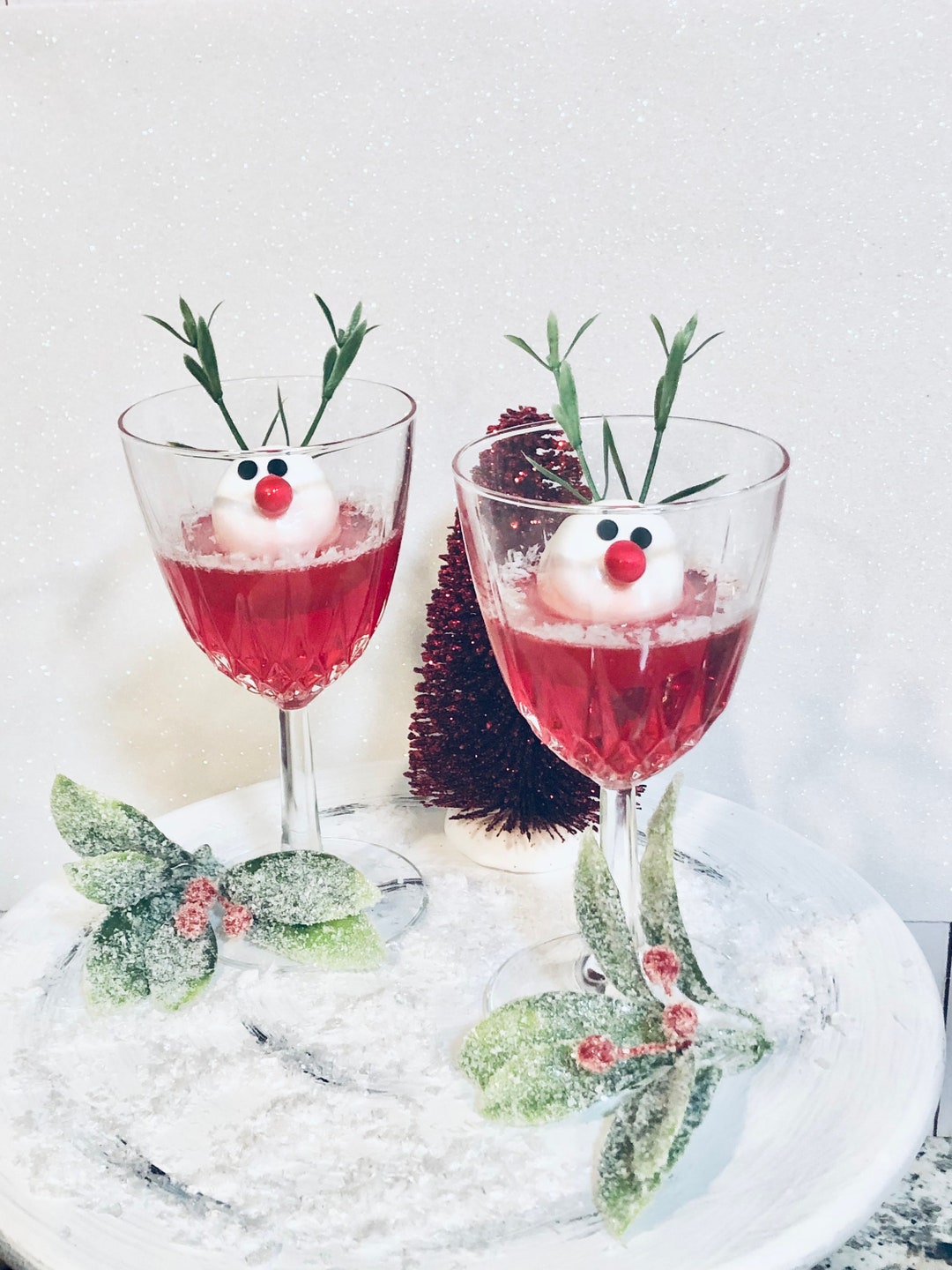 Christmas Wine,christmas Cocktail, Reindeer Cocktail,christmas ...