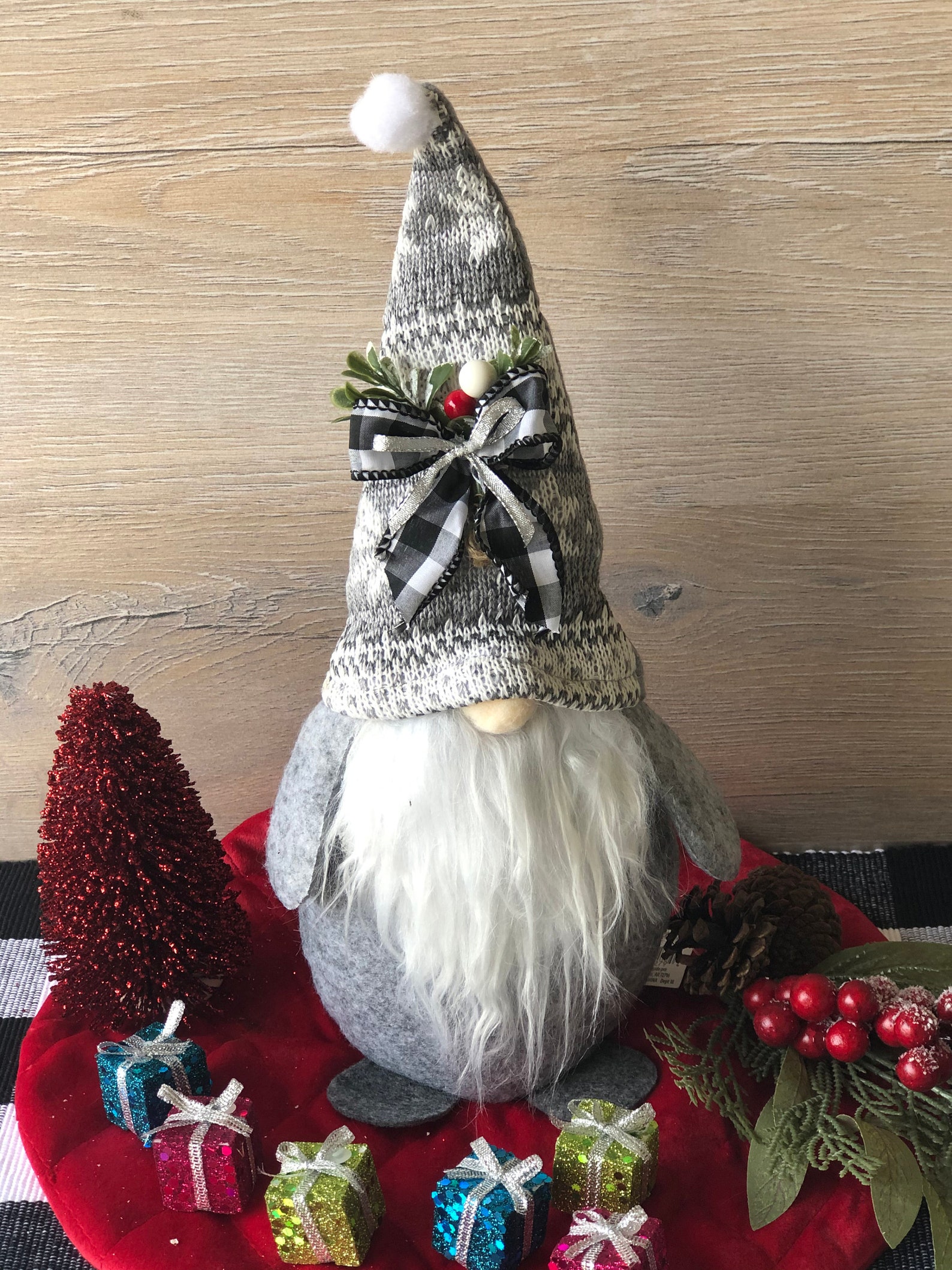 Christmas Gnomes Decor, Gnomes Centerpiece, Winter Gnomes, Cute Gnomes ...