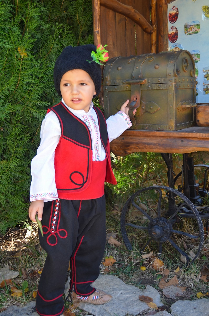 Children's Folk Costume for a Boy TODOR - Etsy