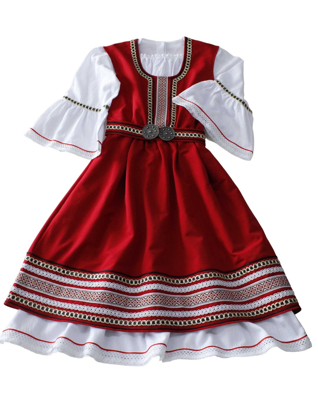 An Original Modern Version of a Folk Costume for a Girl. - Etsy