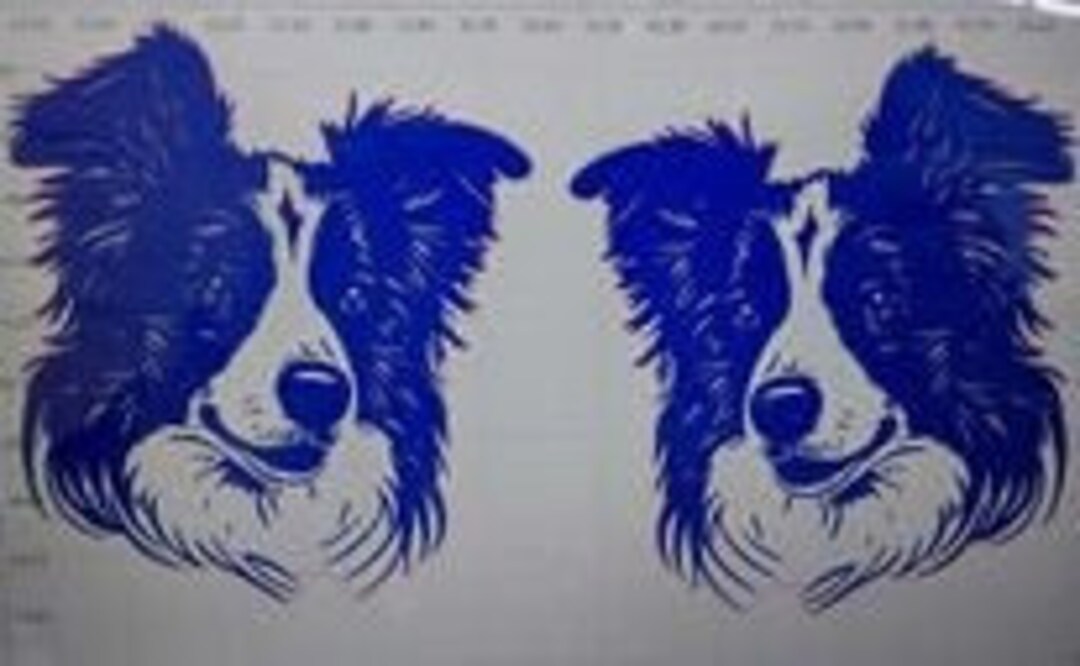 Border Collie SVG, Ai, Dxf Laser Files - Etsy