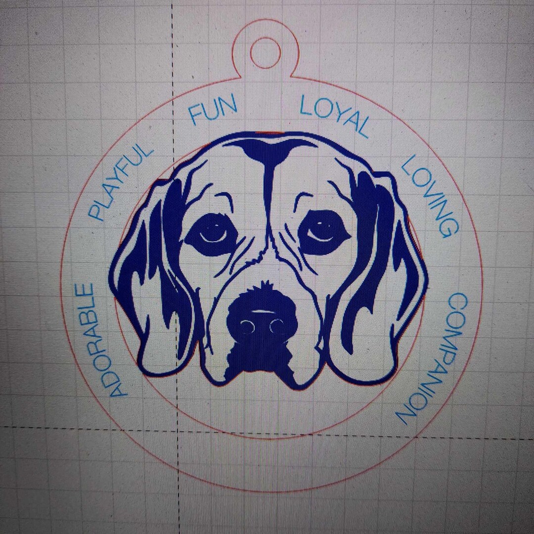 Beagle Ornament SVG, AI, DXF Digital File - Etsy