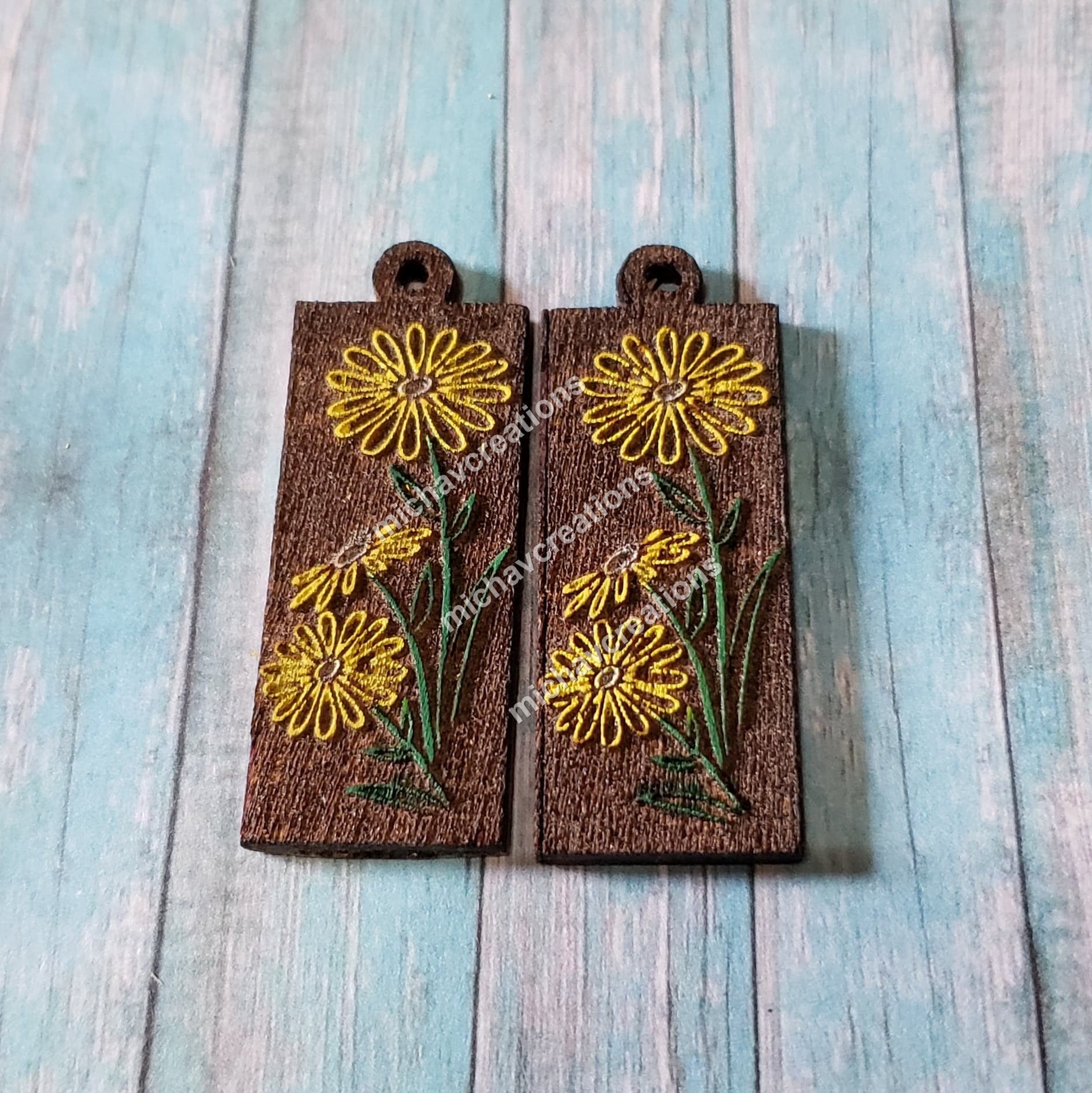 Reverse Engrave Rectangle Flowers SVG AI DXF - Etsy