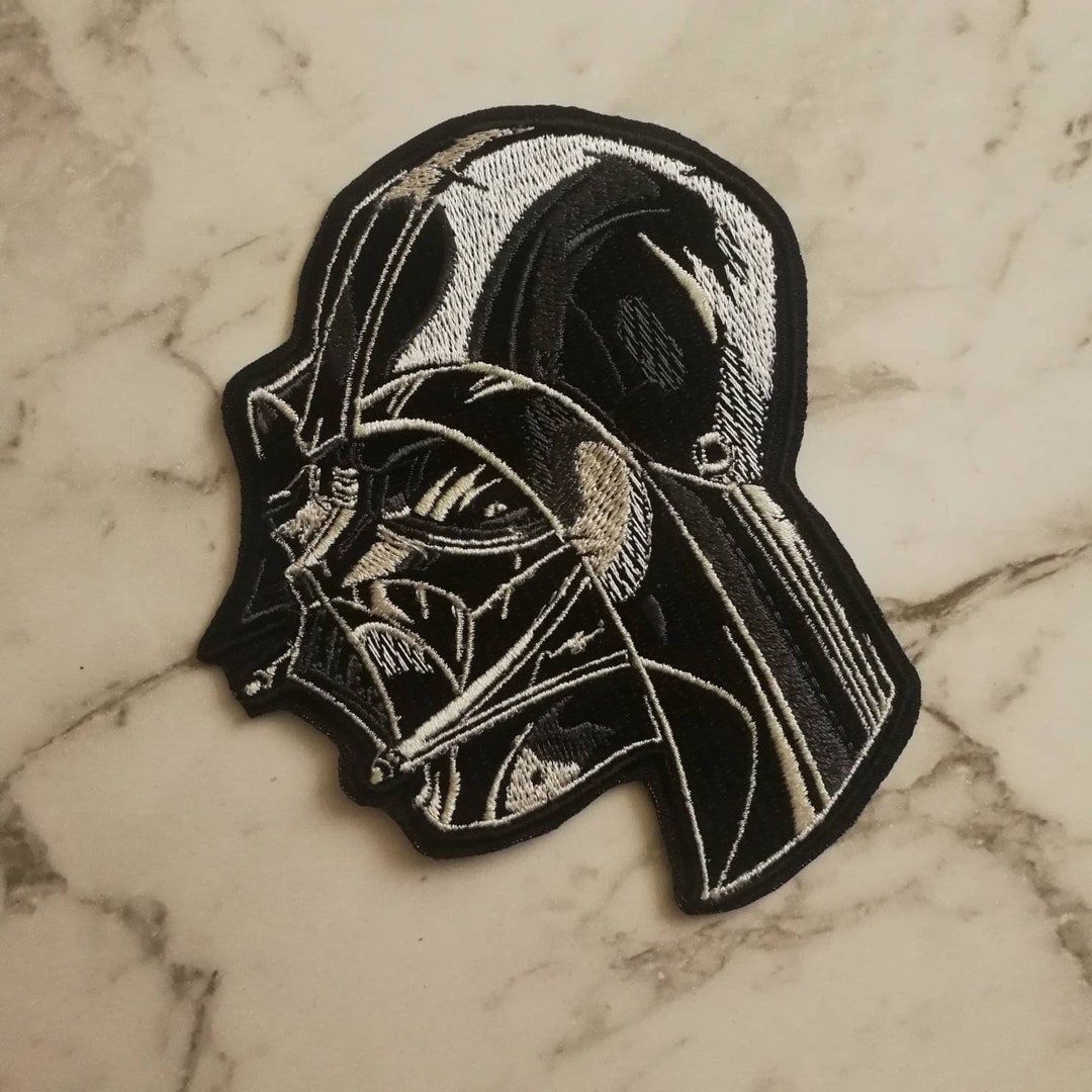 Darth Vader Iron on Patch, Star Wars, Mending Patch, Bag Patch, School ...