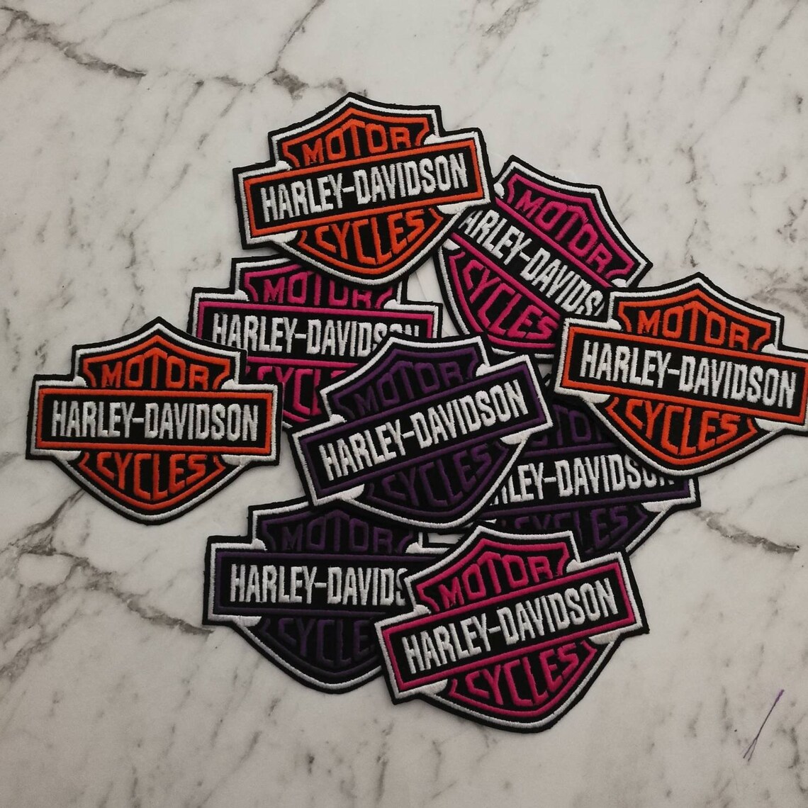 Harley Davidson Patch/ Iron On Patch/ Embroidered Iron On | Etsy