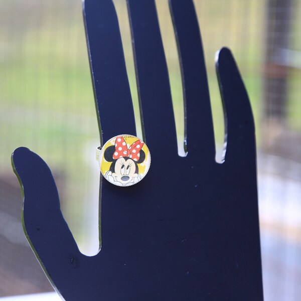 Minnie mouse ring - Etsy France
