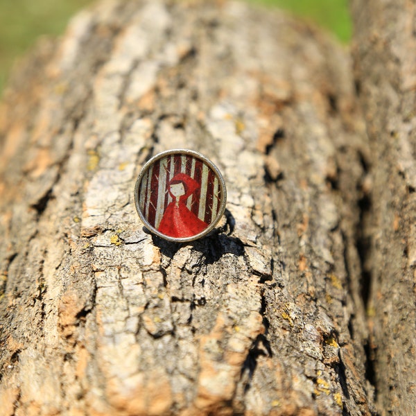 Red Riding Hood Ring - Etsy