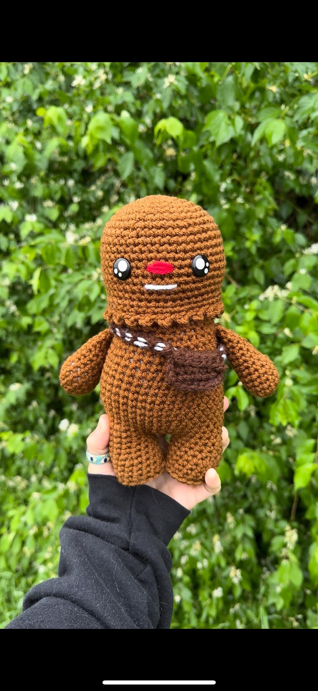 Crochet Chewbacca Star Wars Inspired Amigurumi/stuffed Animal/stuffie ...