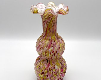 Spatter Glass Vase | Etsy