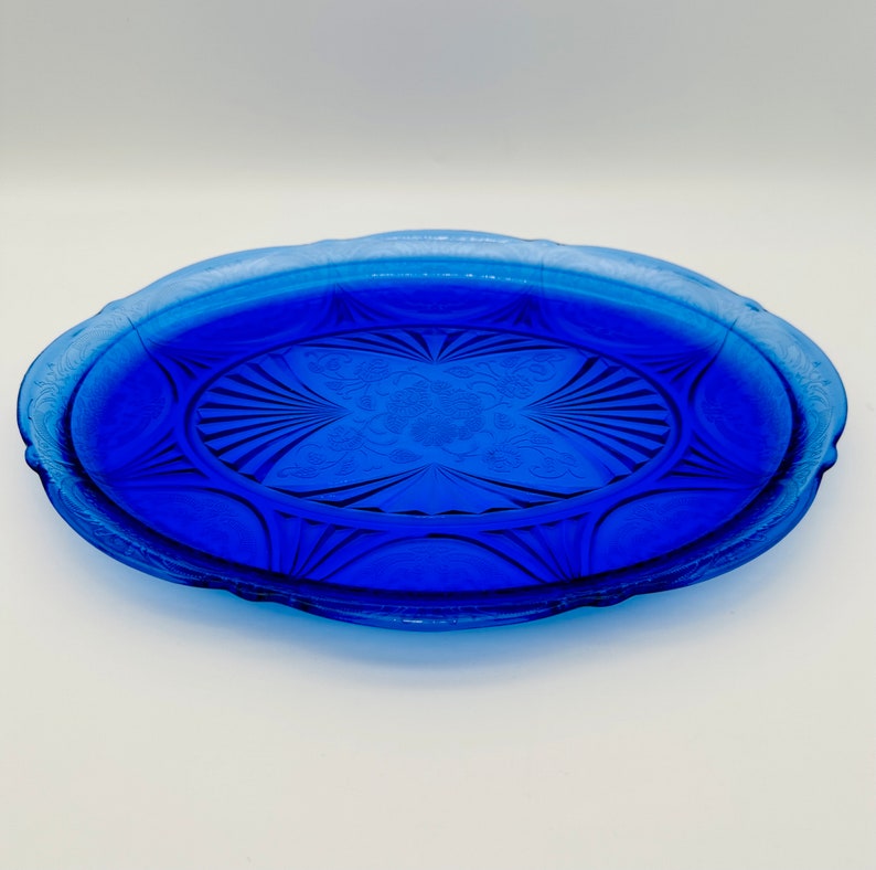 Hazel Atlas Royal Lace Ritz or Cobalt Blue Depression - Etsy