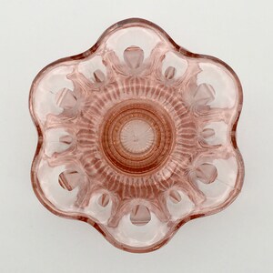 Hocking Glass Company Old Colony Lace Edge Open Lace Pink | Etsy