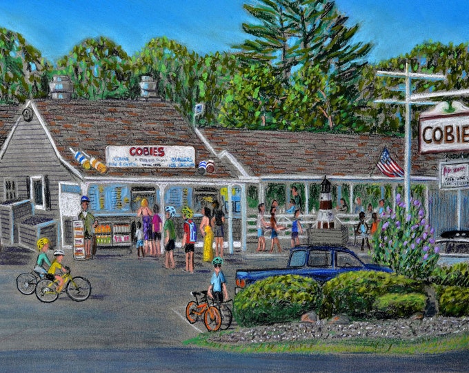 Cobie's, Brewster, Cape Cod an Art Print of a Bix Debaise Original ...